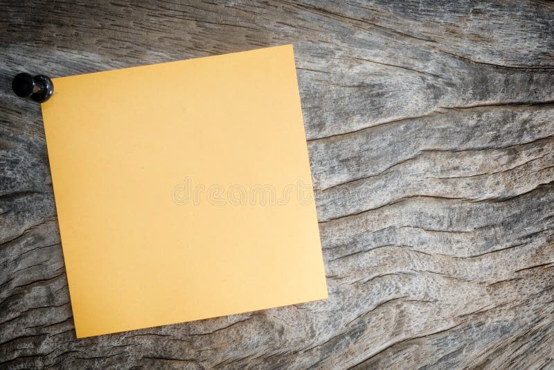 Sticky Paper Note on Transparent Background Vector Illustration Stock ...