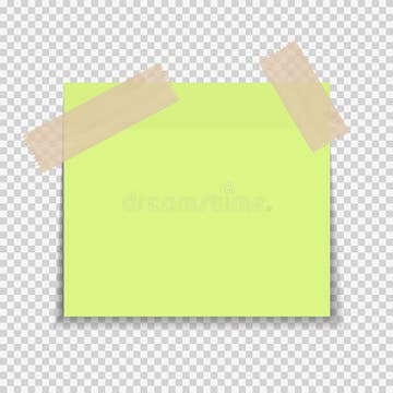Blank Sticky Note Transparent Background Stock Illustrations – 2,733 ...