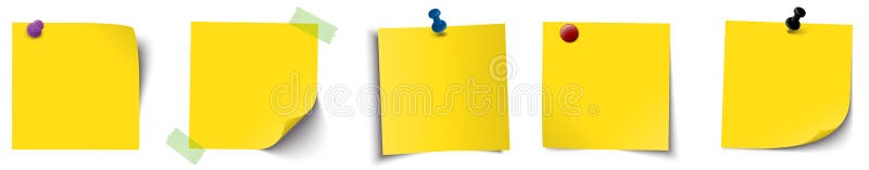 Sticky papers collection stock vector. Illustration of copy - 141013442