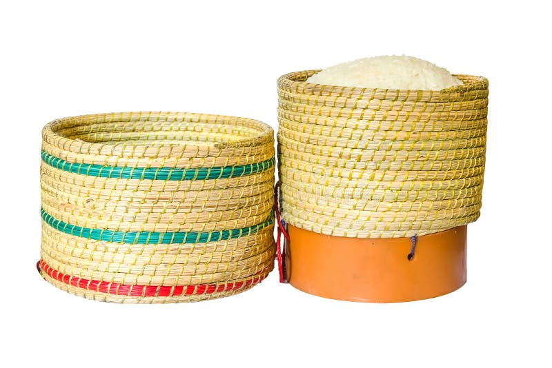 Rice in a bucket stock image. Image of diet, metallic - 104015499