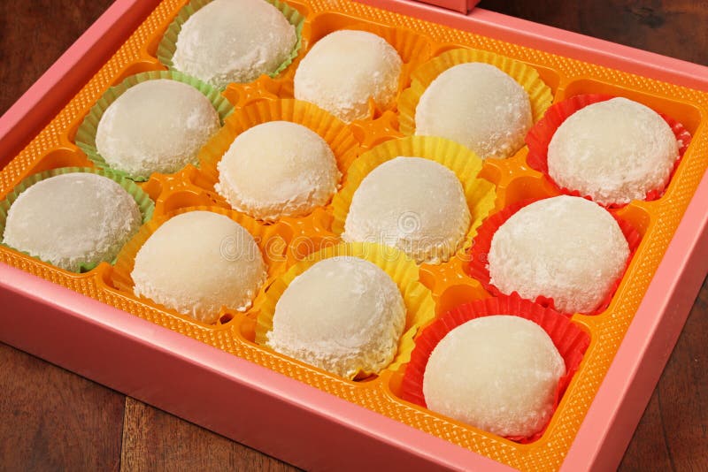 Sticky rice cake stock image. Image of mochi, soft, rice - 35711755