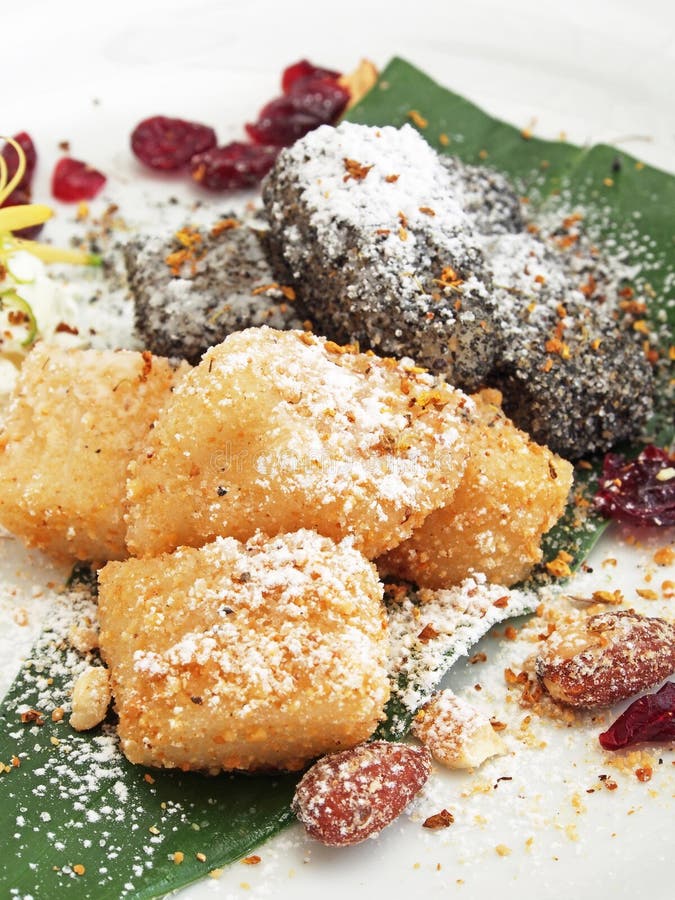 Sticky rice cake stock image. Image of tasty, dish, sweet - 69577793