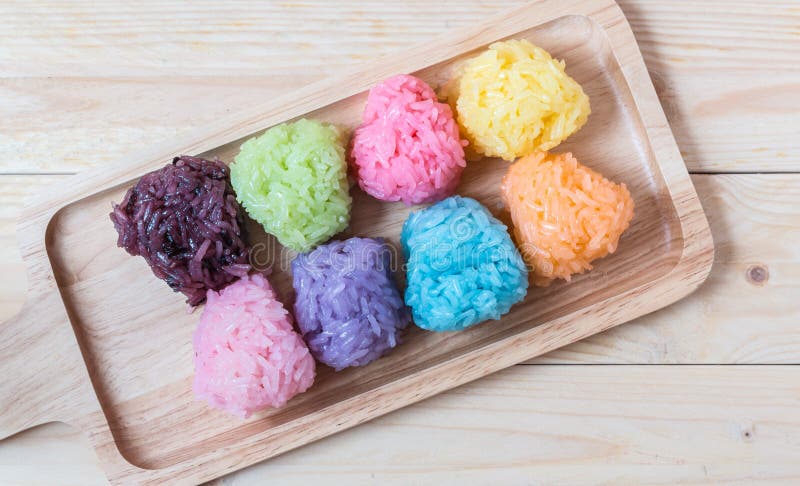 Sticky rice stock image. Image of thailand, delicious - 71294177