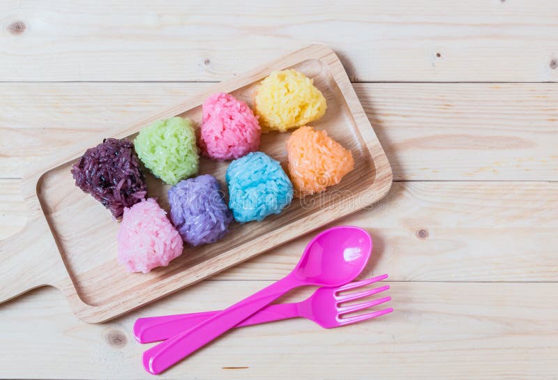 Sticky rice stock photo. Image of topping, delicious - 71296108