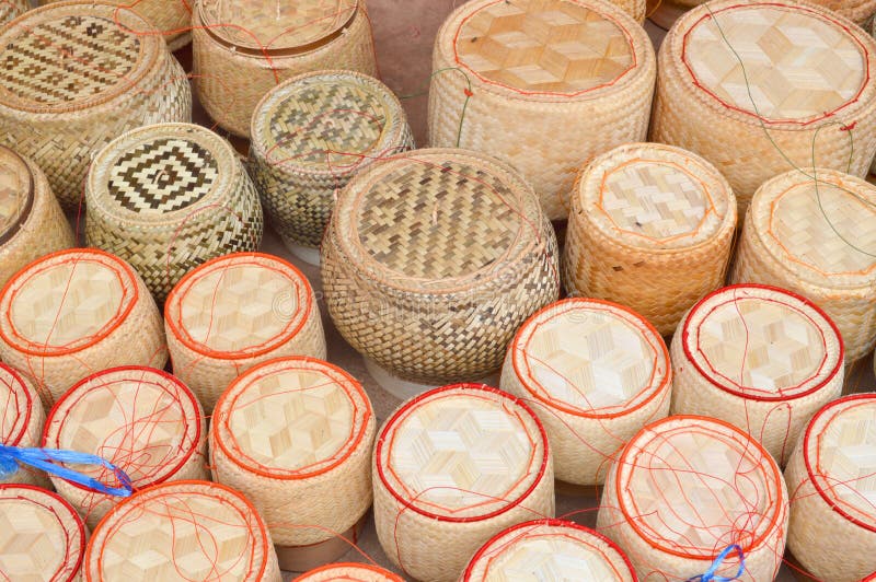 722 Sticky Rice Basket Container Stock Photos - Free & Royalty-Free ...
