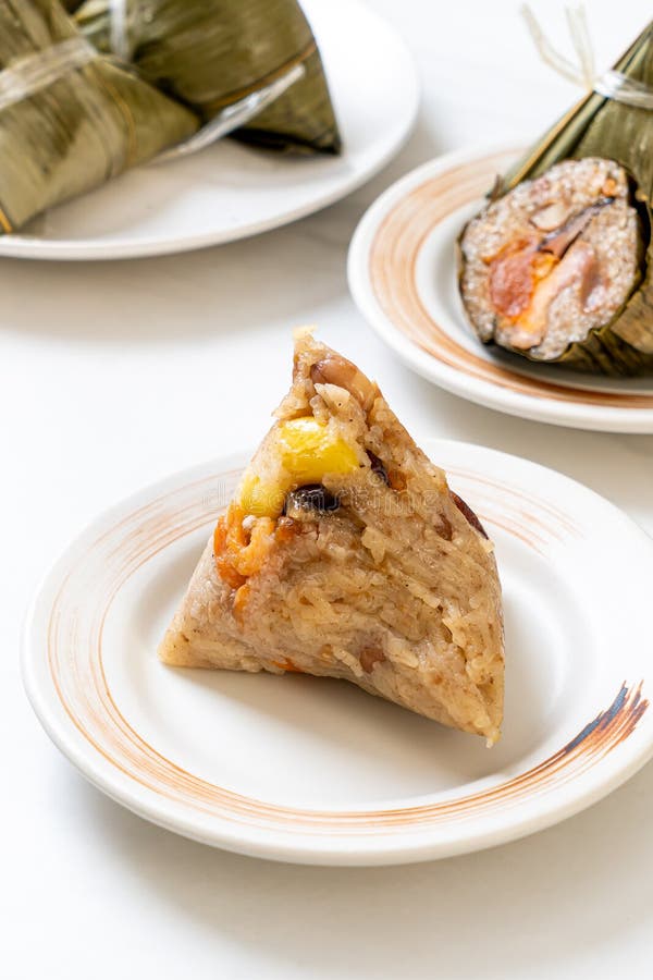 Sticky rice dumpling stock photo. Image of peanuts, kong - 158336586