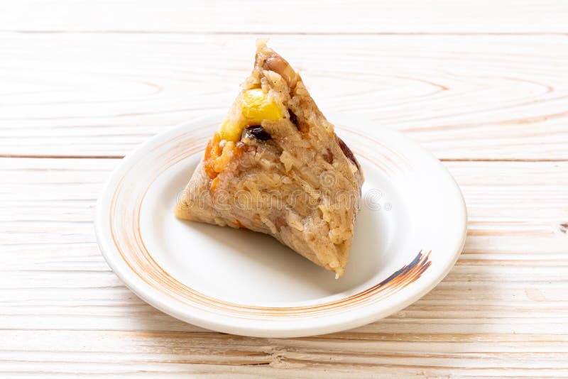 Sticky rice dumpling stock photo. Image of glutinous - 160086538