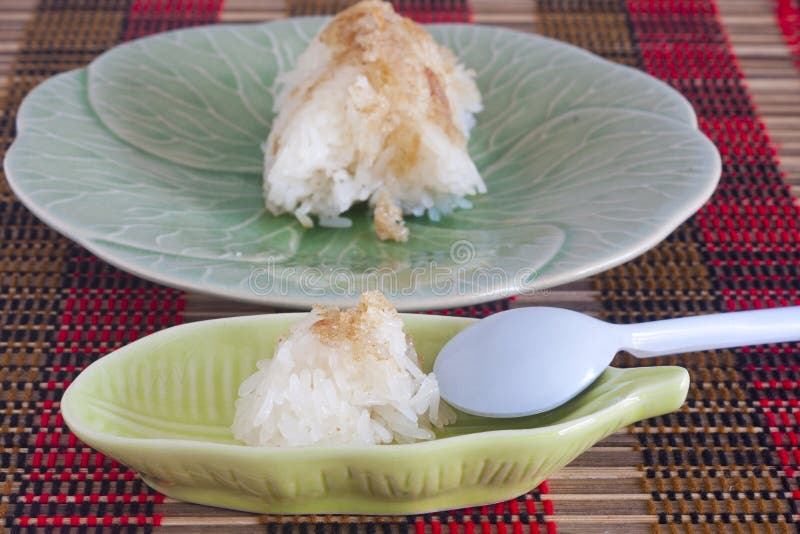 Sticky rice with fish 4 stock photo. Image of fresh, fruit - 35595438