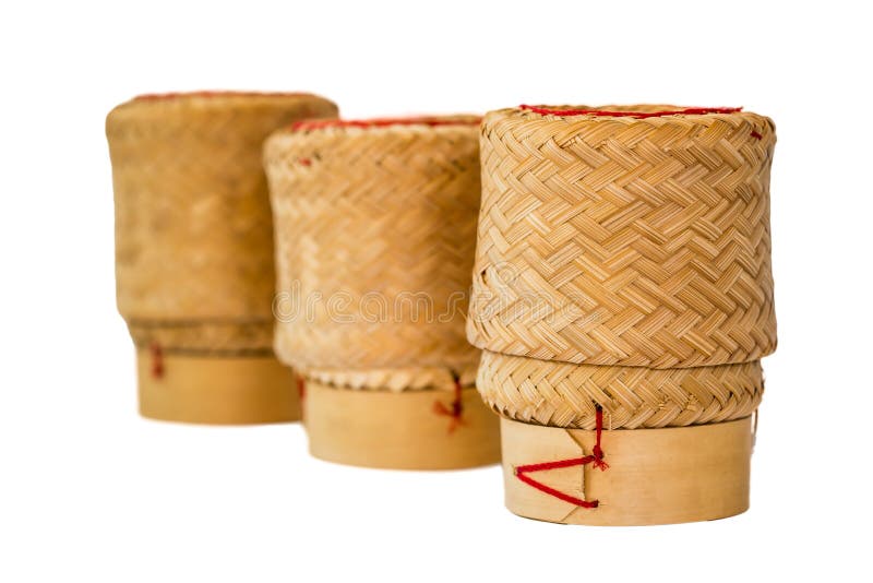 Sticky rice pot isolated stock image. Image of traditional - 43631185