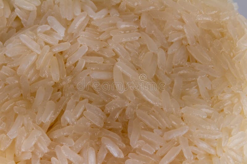 Sticky Rice Texture Background Closeup Stock Photo - Image of grain ...