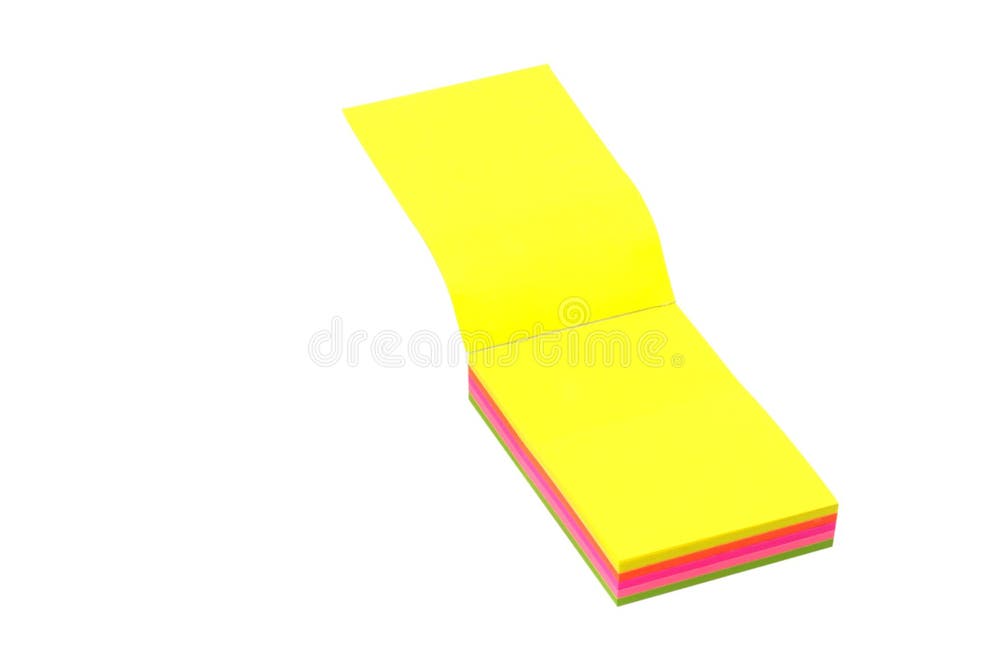 Sticky stack. stock photo. Image of bulletin, macro, colored - 7390642