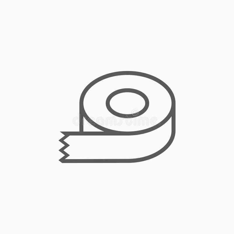 Sticky Tape Icon, Sticky, Tape Stock Vector - Illustration of packing ...