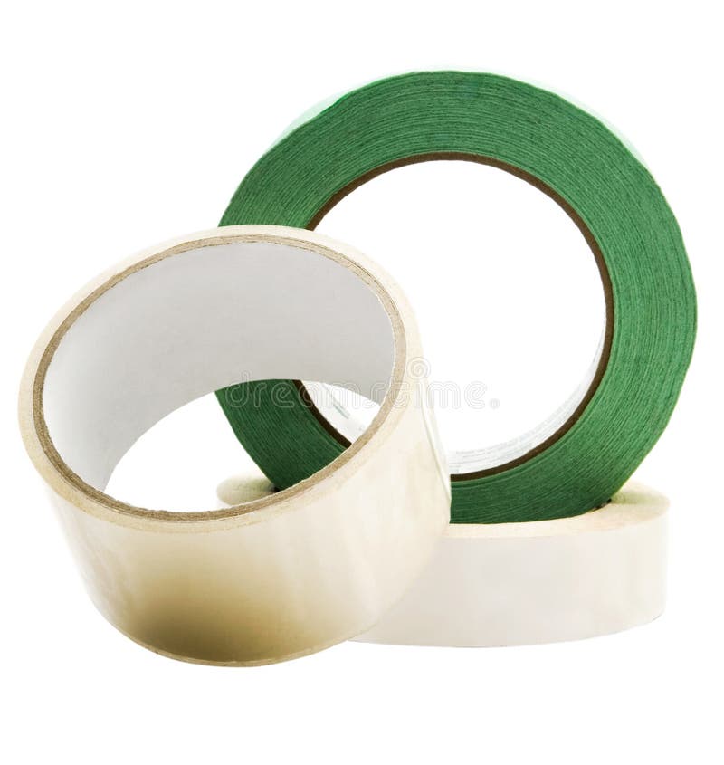 Sticky tapes stock image. Image of variety, closeup, equipment - 27754921