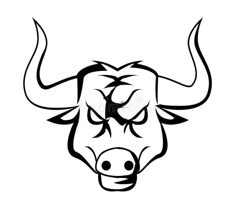 Stier vektor abbildung. Illustration von verteidigung - 34050921