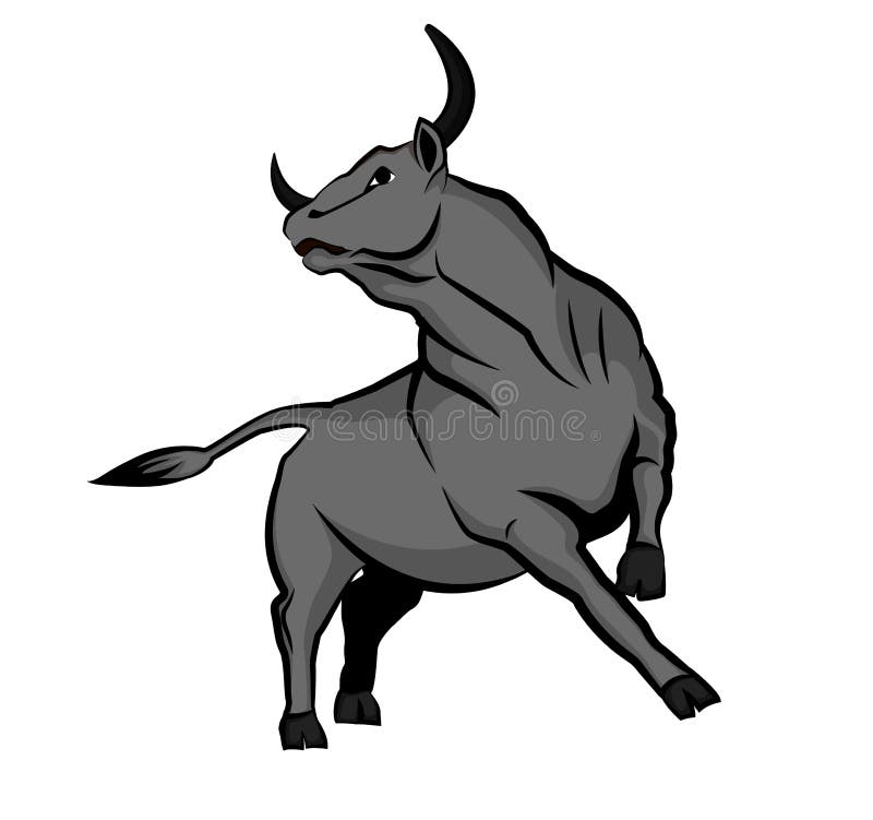 Stier vektor abbildung. Illustration von kunst, vektor - 72765022