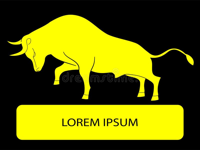 Stier-Logo vektor abbildung. Illustration von nave, braun - 100247162