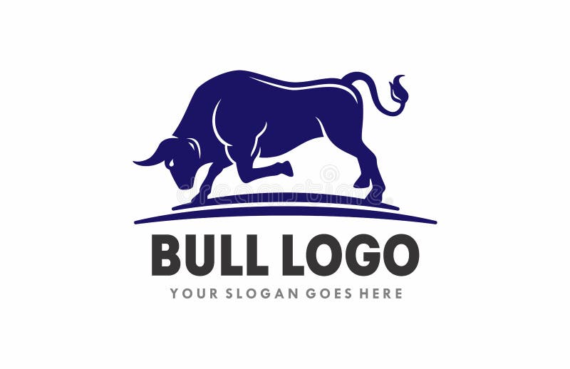 Stier Logo Designs vektor abbildung. Illustration von stierkampfarena ...