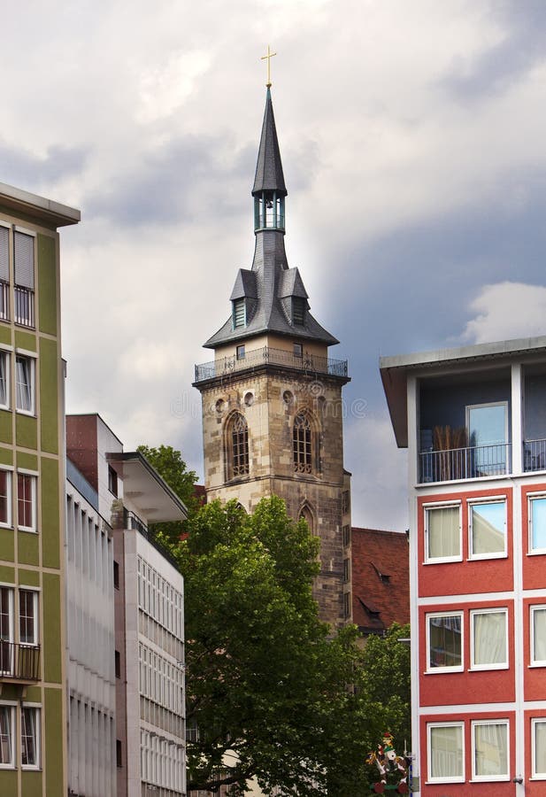Stiftskirche Church in Stuttgart in Germany Stock Image - Image of ...