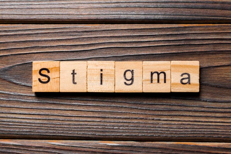 STIGMA Word Made with Wooden Blocks Concept Stock Photo - Image of ...