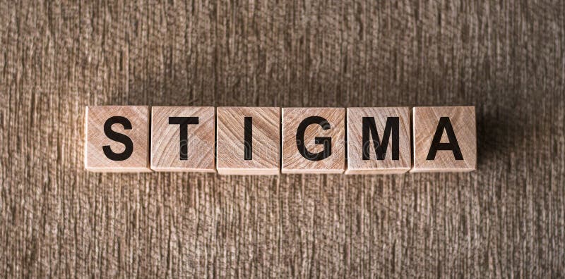 STIGMA Word Made with Wooden Blocks Concept Stock Photo - Image of ...