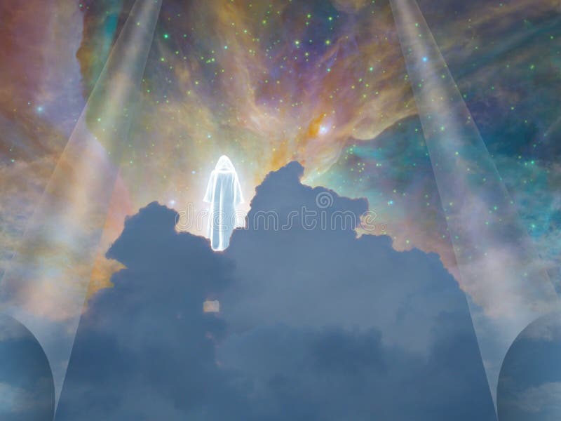 Stigning stock illustrationer. Illustration av bön, öga - 85541930