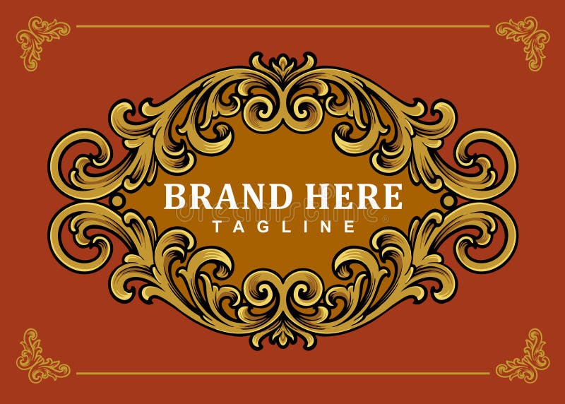 Unique Vintage Style Packaging Sticker Labels Stock Vector ...