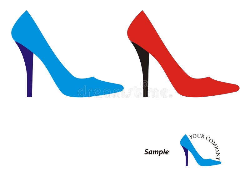 Stiletto Heels Logo stock illustration. Illustration of logo - 16819957