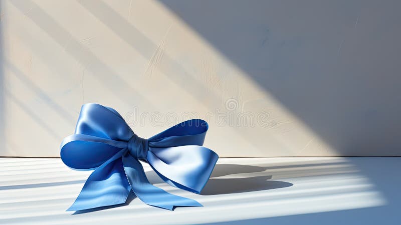 Still blue bow stock illustration. Illustration of simplicity - 321081345