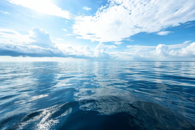 Still Calm Sea Ocean Water Surface Background Stock Illustration ...