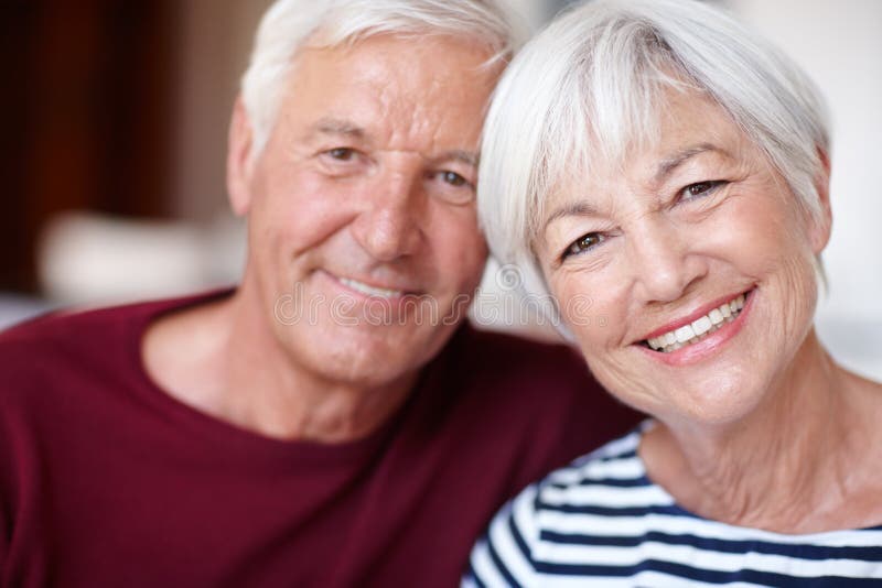 Still Crazy About Each Other Portrait Of A Loving Senior Couple At