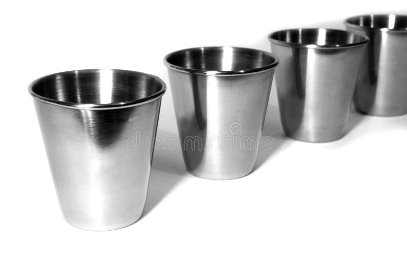 Still cups stock image. Image of nice, grey, diagonal - 7650837