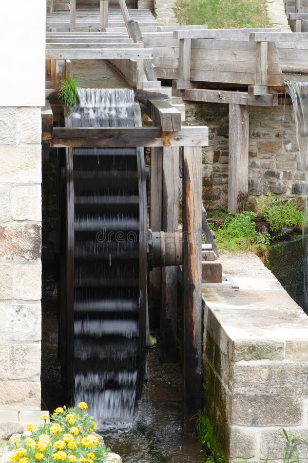 Still Functional Genuine Ancient Water Mill Stock Photo - Image of ...
