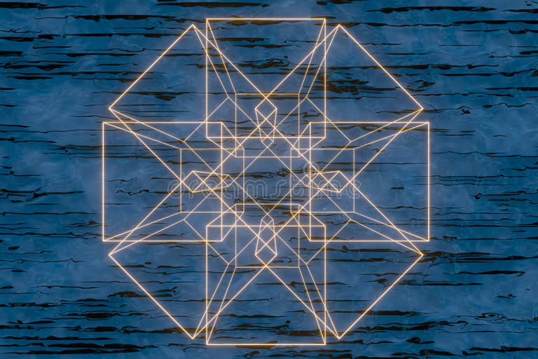 Geometric Line Drawing Lake Stock Illustrations – 173 Geometric Line ...