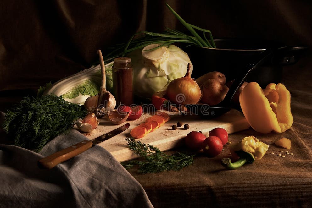 Still life stock photo. Image of pepper, life, vegetables - 1096406