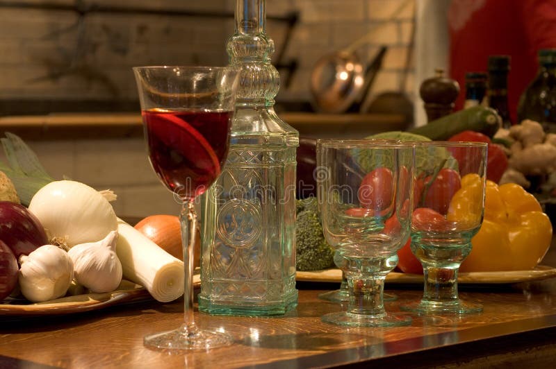 Still life stock image. Image of life, rastaurant, wine - 1360621