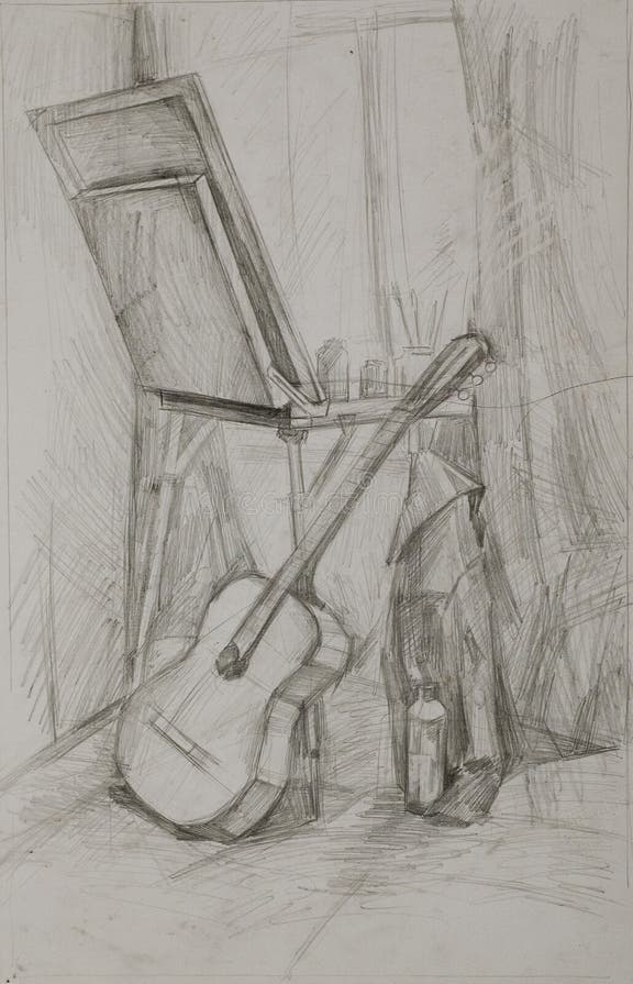 Still Life Drawing Pencil Stock Illustrations – 5,471 Still Life ...