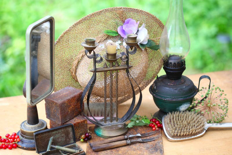 Still Life of Ancient Objects Stock Image - Image of ancient ...