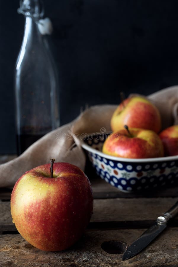 Still Life Apple Composition Stock Image - Image of apple, nutrient ...