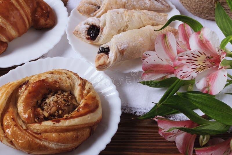 Still Life with Baking. Homemade Baking Stock Image - Image of brown ...