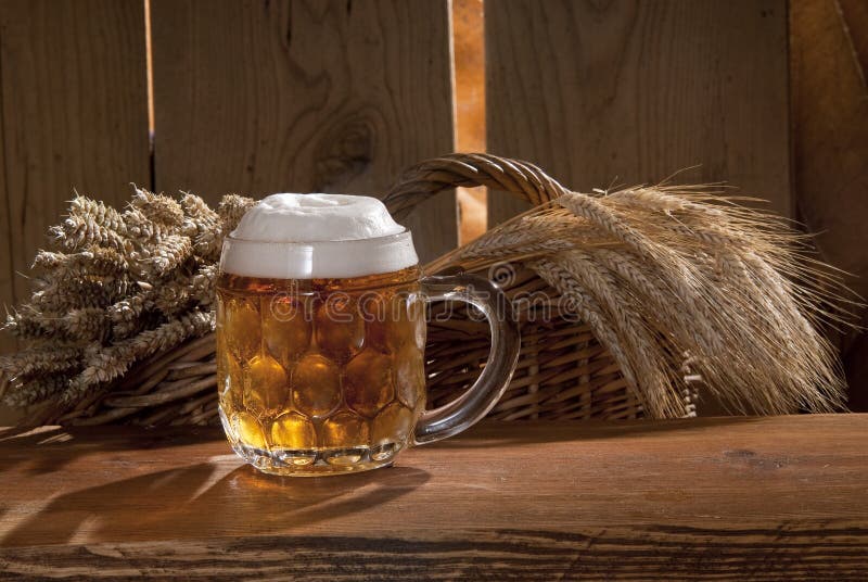 Still-life with beer stock photo. Image of drinking, ingredient - 20490664
