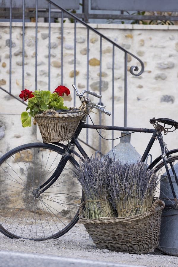 Still Life with Bicycle in Provence, France Stock Image - Image of ...