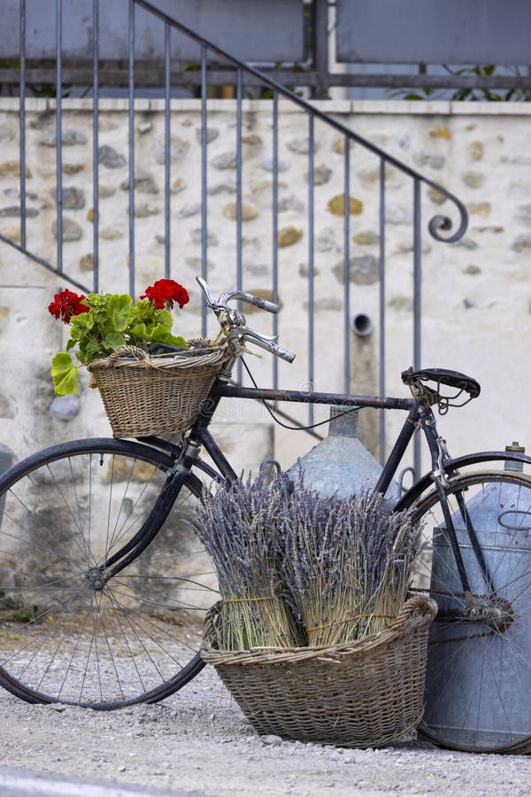 Still Life with Bicycle in Provence, France Stock Image - Image of ...