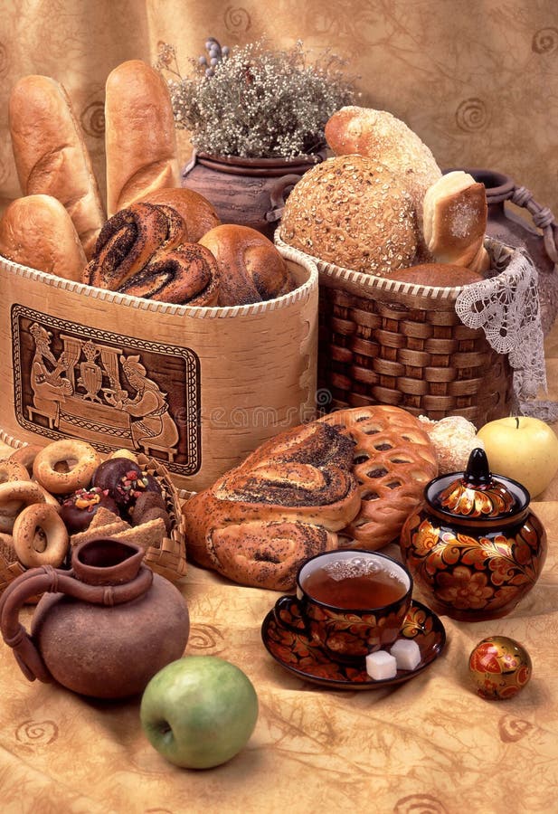 Still Life with Bread stock image. Image of fresh, organic - 212370921