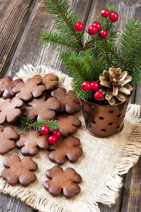 Still Life with Christmas Cookies Stock Image - Image of gift, anise ...