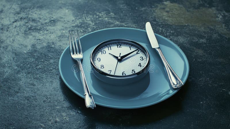 Explore the Concept of Time and Food a Still Life Depicting a Clock ...