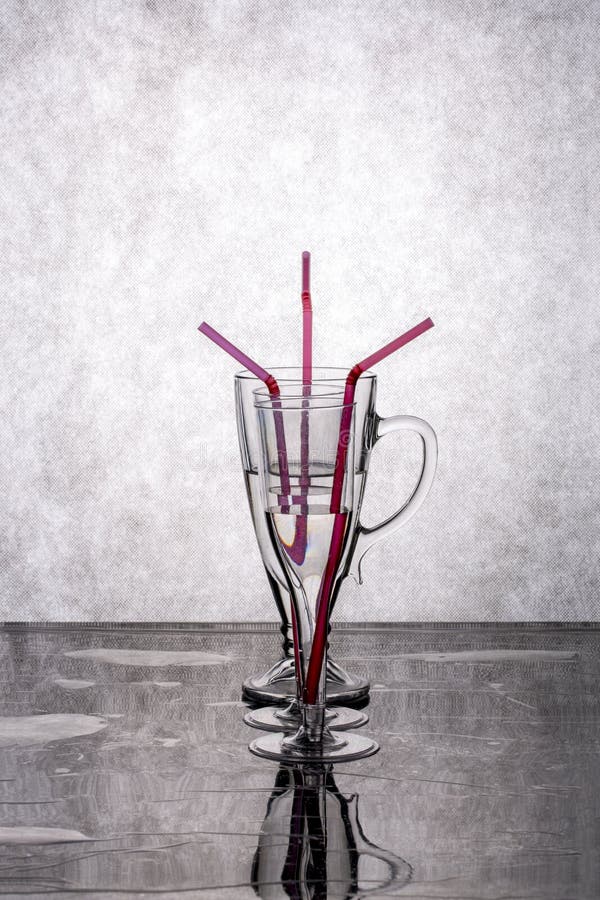 Still Life with Cocktail Straws Stock Image - Image of composition ...