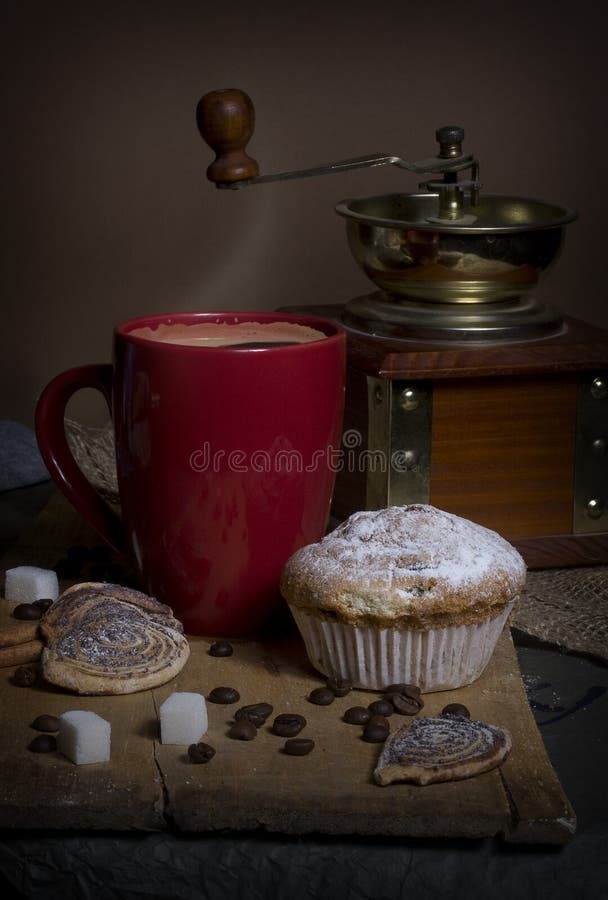 Still life with coffee stock image. Image of decorative - 48171865