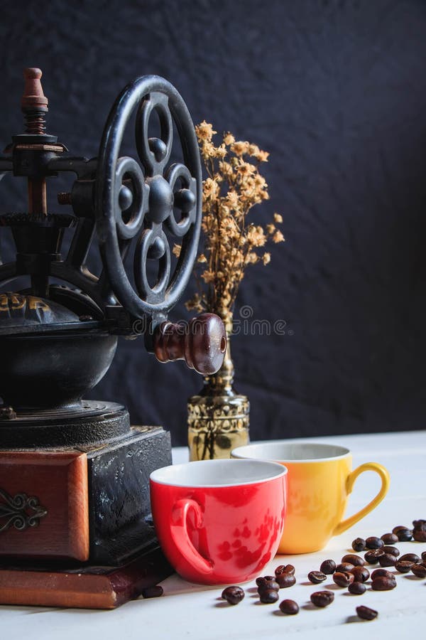 Still life coffee cups stock image. Image of roast, concept - 102973481