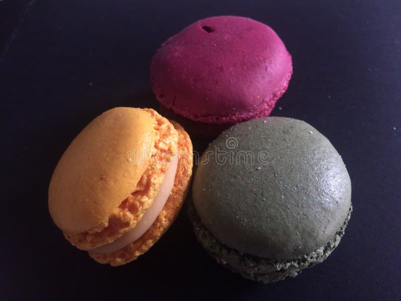 Color sweet macaroons stock photo. Image of macaroons - 140351738