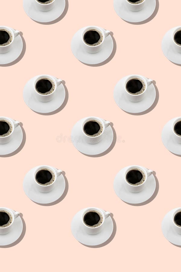 Still Life with Cups of Coffee Stock Illustration - Illustration of ...